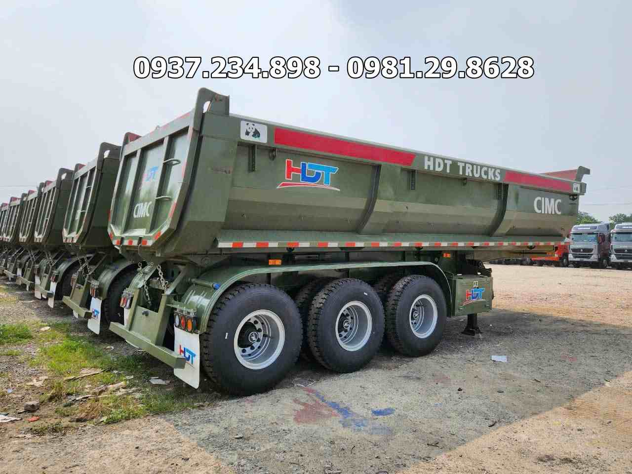 Sơ Mi Rơ Mooc Ben Tự Đổ CIMC 2024